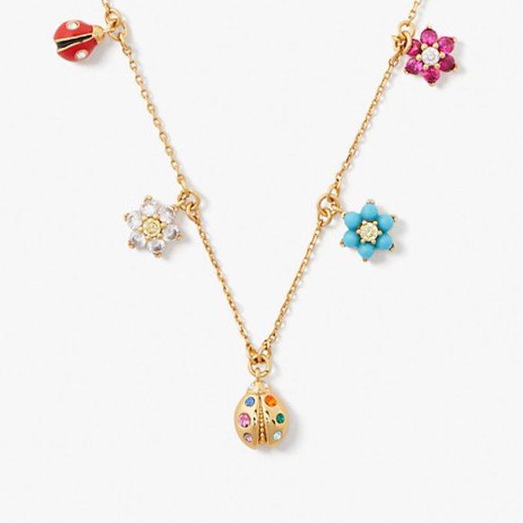 kate spade | Jewelry | Kate Spade Nature Walk Ladybug Charm Necklace ...